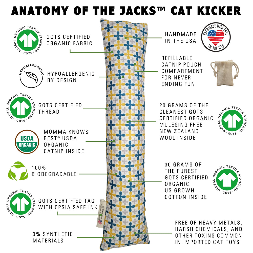 Cat Kicker Toy | Organic | Handmade in The USA - toe beans