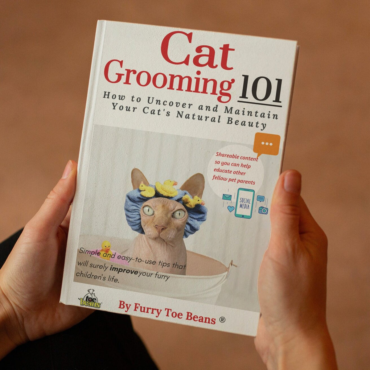Buy Cat Grooming 101 Book | A Great Family Read - toe beans