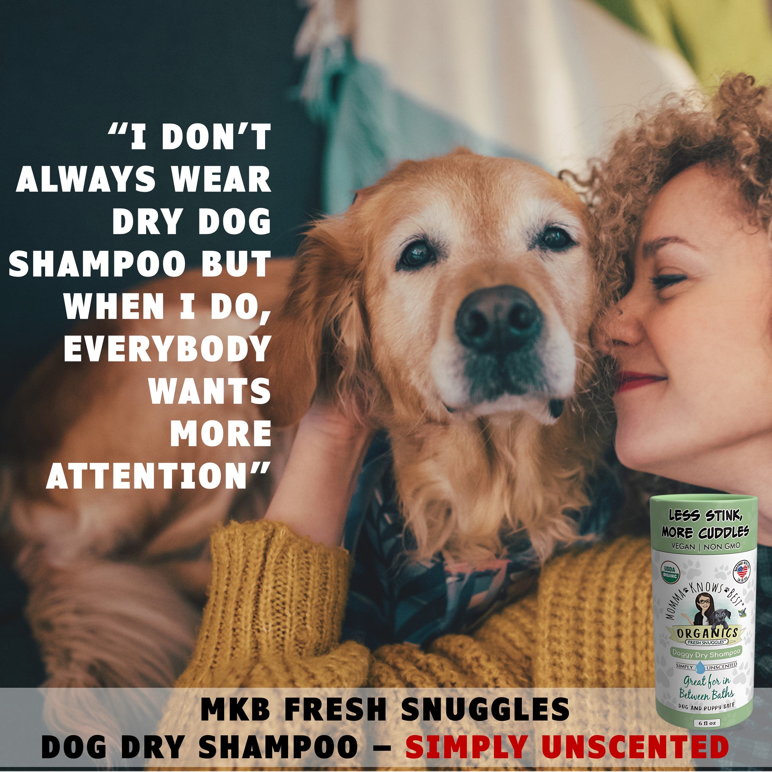 Shop for Dry Pet Shampoo for Dogs | USDA Certified Organic | With ...