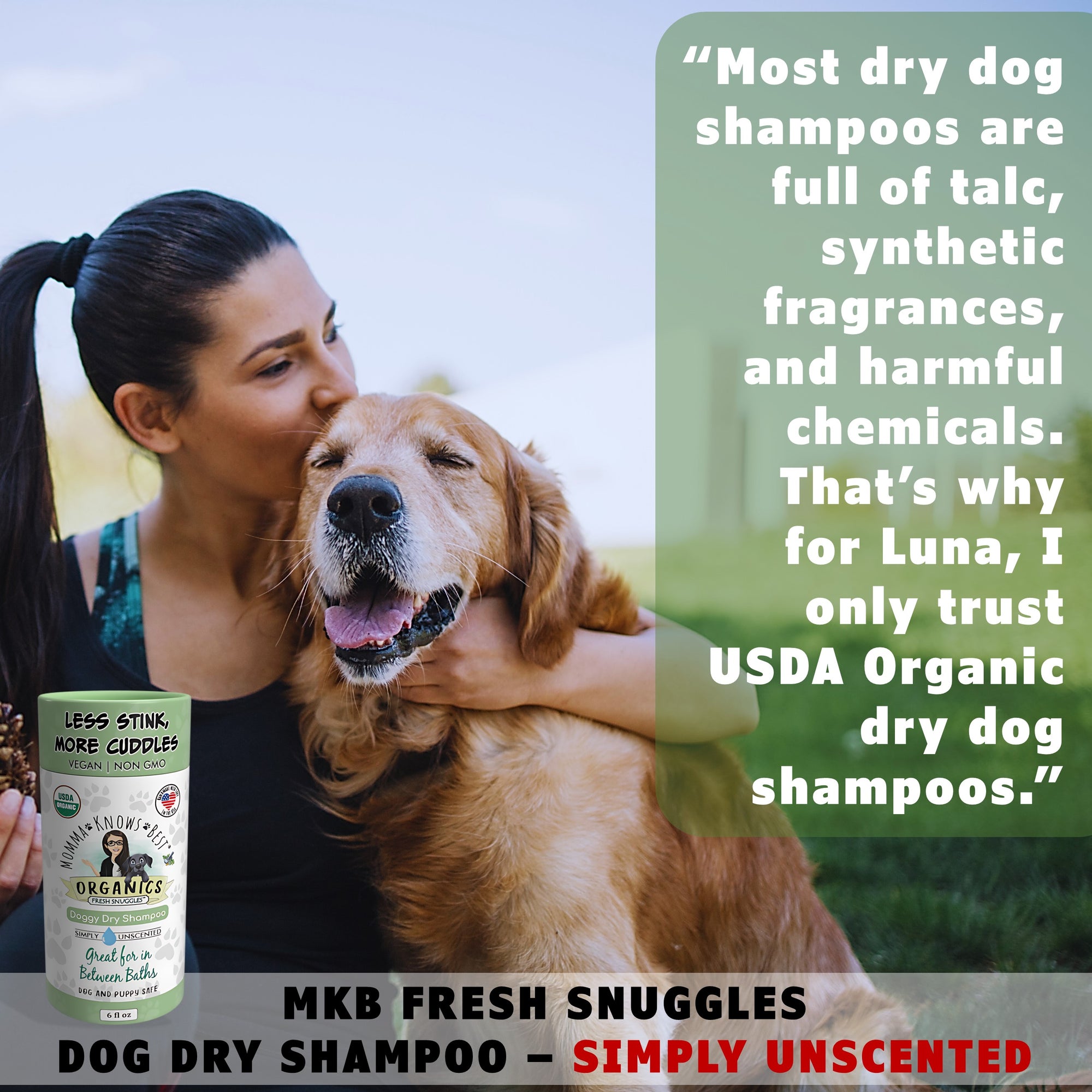 Shop for Dry Pet Shampoo for Dogs | USDA Certified Organic | With ...