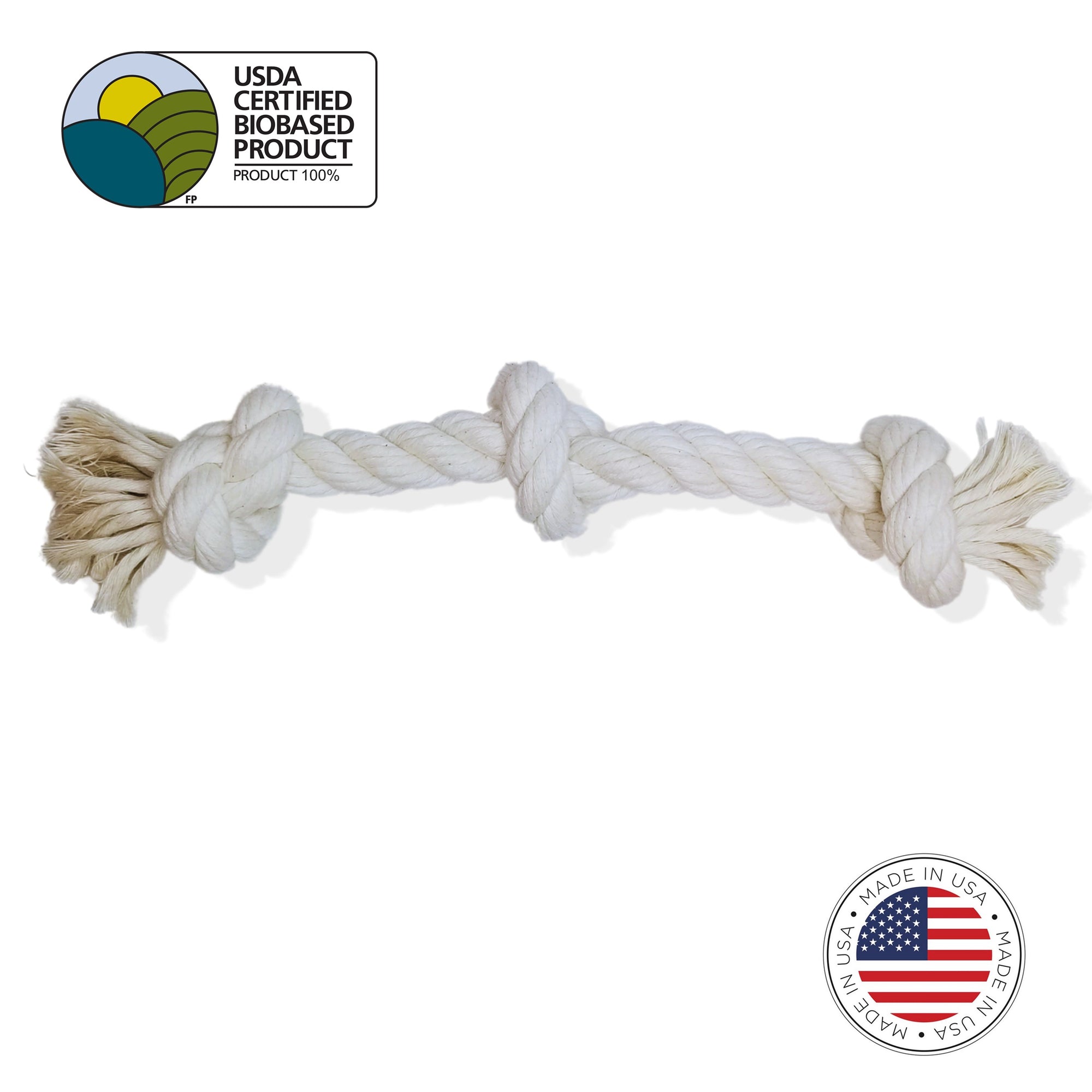 Shop for Medium-sized Dog Rope Toys - USA Made - toe beans